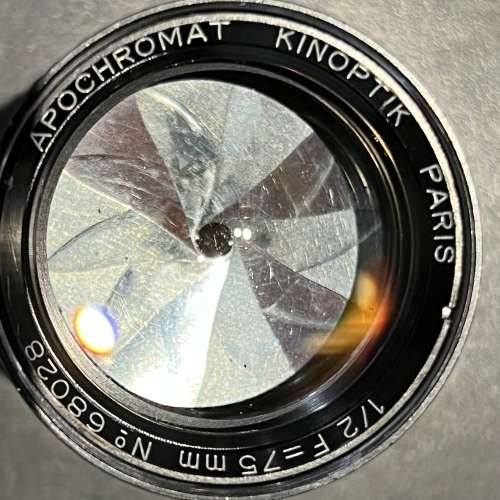 Kinoptik Paris 75mm f2 Apochromat cine lens L/M coupling modified lens with UVa - 二手或全新手動對焦鏡頭 ...