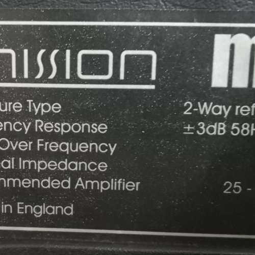 mission m51 早期英國制造 - 二手或全新擴音機, 影音產品 - DCFever.com