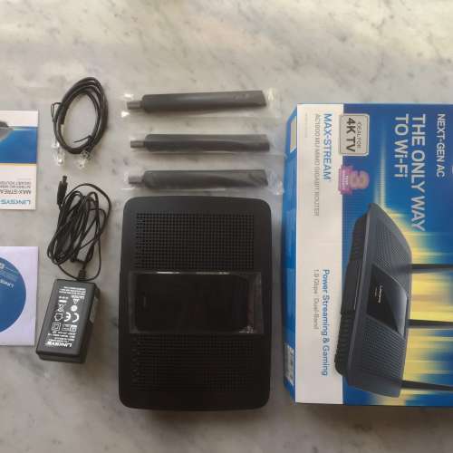 $200 全新 100% Work LINKSYS EA7500 AC1900 MU-MIMO 路由器 特強天線 x 3信號 支持 mesh分布 (超廣覆蓋範圍 - 二手或全新網絡/WIFI ...