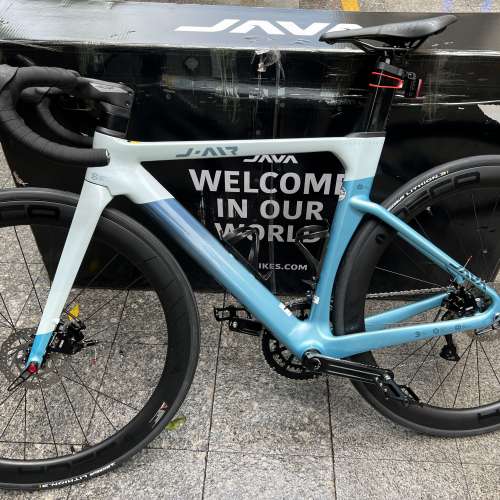JAVA J-AIR FUOCO 22速 碳刀 破風車架碟剎碳纖維公路車 送水架前後蛙燈 - 二手或全新單車, 單車及運動 - DCFever.com