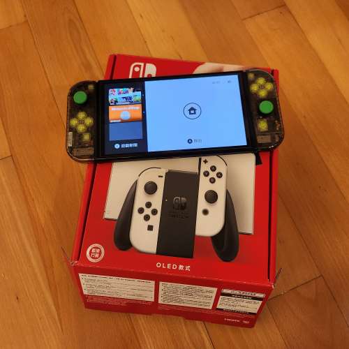 放 switch Oled版行貨有保養連2隻games - 二手或全新手提遊戲機, 遊戲機、模型 - DCFever.com
