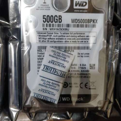 2.5" WD Black SATA HDD 500G - 二手或全新SSD/硬碟機, 電腦 - DCFever.com