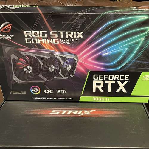 ASUS ROG Strix rtx 3080ti 3080 ti 顯示卡 - 二手或全新顯示卡, 電腦 - DCFever.com