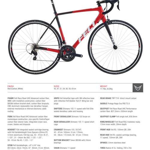美國頂級公路單車FELT ,Road bike - 二手或全新單車零件, 單車及運動 - DCFever.com