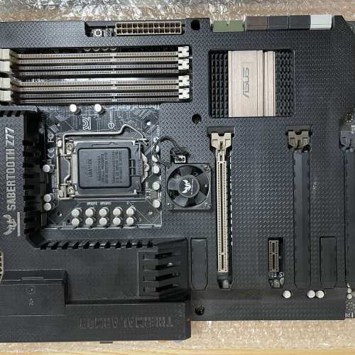 二手 ASUS SABERTOOTH Z77 DDR3 LGA1155 ATX MB - 二手或全新底板, 電腦 - DCFever.com