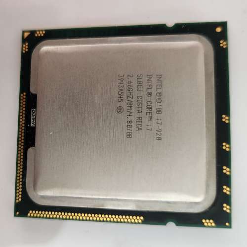 Intel i7-920 CPU中央處理器 Costa Rica 2.66GHz - 二手或全新CPU, 電腦 - DCFever.com