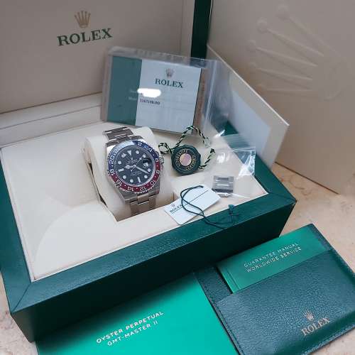 💯白金 ROLEX 116719 blro 百事GMT mark I 黑面 ，好新淨，2018年外國貨，大全套齊***抵玩平售(可交換表 ...