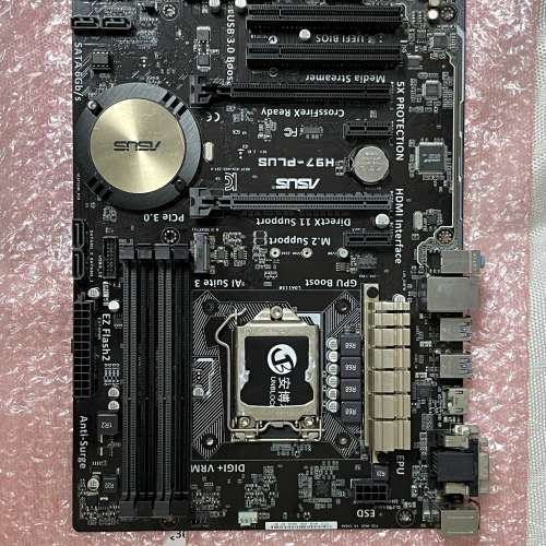 二手 ASUS H97-PLUS H97 M.2 DDR3 LGA1150 ATX MB - 二手或全新底板, 電腦 - DCFever.com