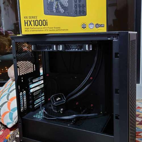 全新 Corsair HX1000i + Corsair 4000D 全新玻璃 + iCUE H100i ELITE CAPELLIX XT ...