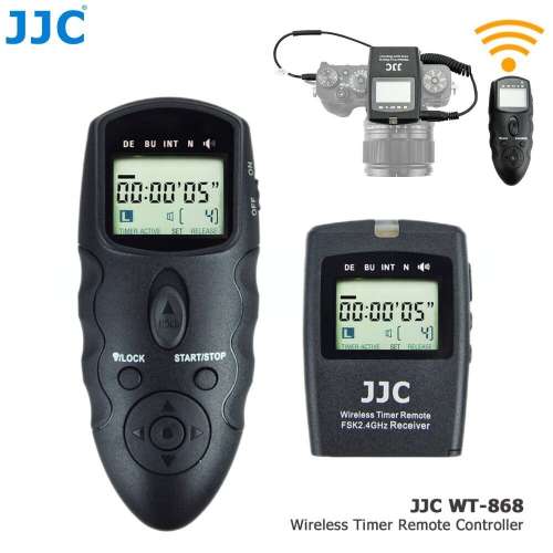 JJC Wireless & Wired Timer Remote Control replaces Canon RS-60E3, Pentax CS-205, - 二手或全新其他配件, 攝影 ...