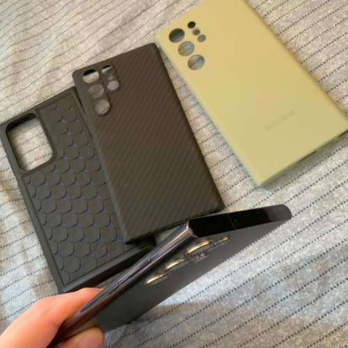 90%新Samsung Galaxy S22 Ultra 5G 12+512GB 霧光黑有保養 Samsung Care 到24年5月 ...