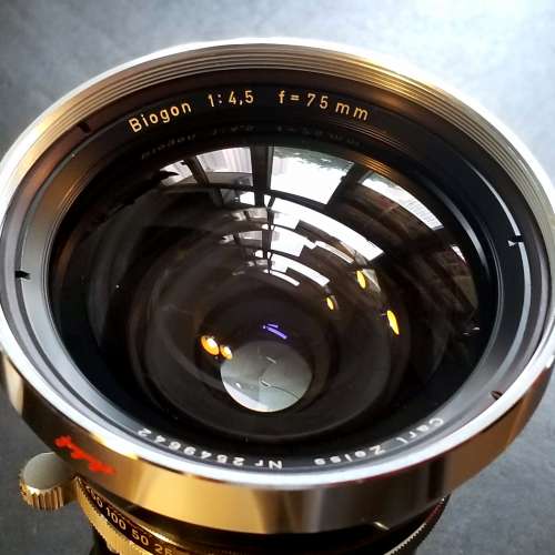 連可夫特選蔡司廣角鏡Linhof Select Carl Zeiss 75mm F4.5 Biogon West Germany For ...