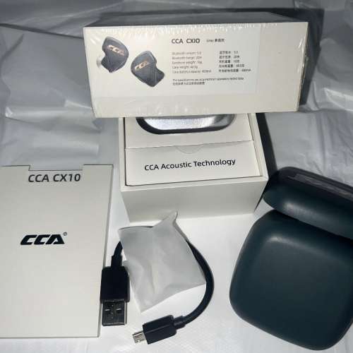 CCA CX10單元1圈鐵4動鐵無線藍牙耳機 - 二手或全新Earphones, 影音產品 - DCFever.com