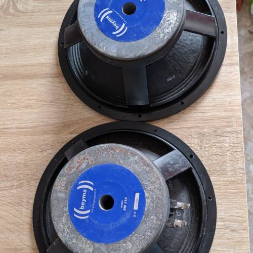Beyma SM110 woofer pair 10寸低音 - 二手或全新揚聲器, 影音產品 - DCFever.com