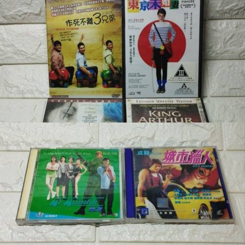 98%勁新行貨DVD電影 4pcs+VCD電影 2pcs 全套有盒 - 二手或全新影碟 CD, 影音產品 - DCFever.com