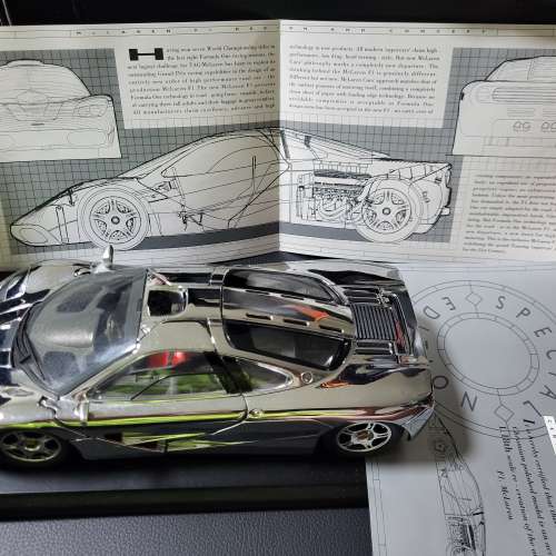 Gwilo McLaren F1 1993 V12 Chrome Plated model 1/18 - 二手或全新模型、Figure, 遊戲 ...