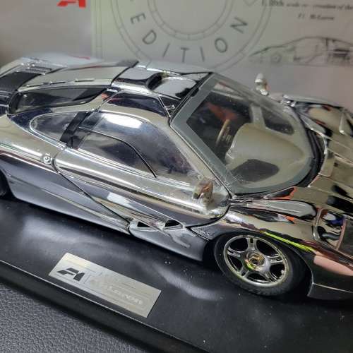 Gwilo McLaren F1 1993 V12 Chrome Plated model 1/18 - 二手或全新模型、Figure, 遊戲 ...