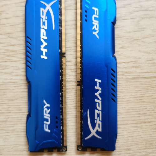 Kingston DDR3 1866 8GB×2共16GB HyperX FURY Memory Blue - 二手或全新RAM 記憶體 ...