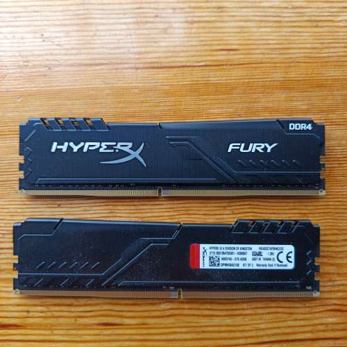 Kingston HyperX Fury DDR4 3200 32GB Kit (16GB X 2 - 二手或全新RAM 記憶體, 電腦 ...