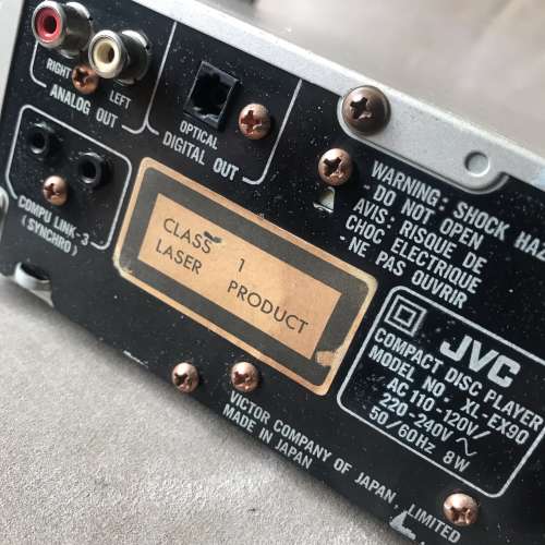 💿 JVC CD Changer 3-Disc Player XL-EX90 MADE IN JAPAN USED CD 播放機 3碟 日本做 ...