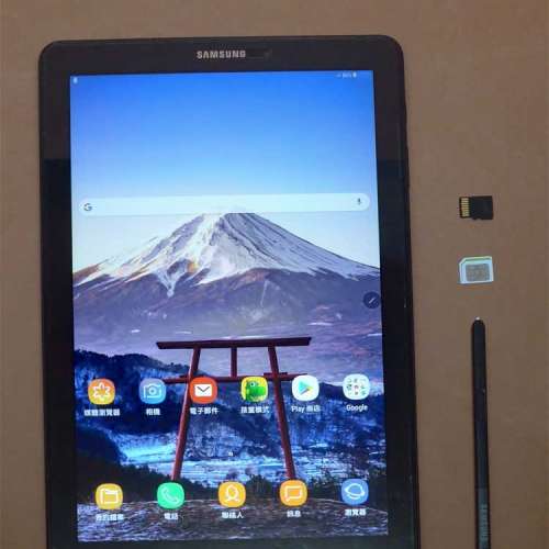 4G LTE版深灰色新淨無盒Samsung TabA 10.1吋S Pen SM-P585 Android 8.116GB 3GB Ram有 ...