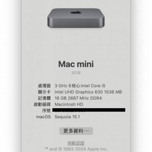 mac mini 2018 灰色 16GB Ram 512GB SSD - 二手或全新電腦組合, 電腦 - DCFever.com