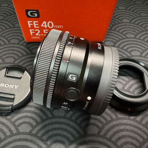 Sony SEL40F25G 40mm F2.5G 有盒有單 - 二手或全新自動對焦鏡頭, 攝影產品 - DCFever.com