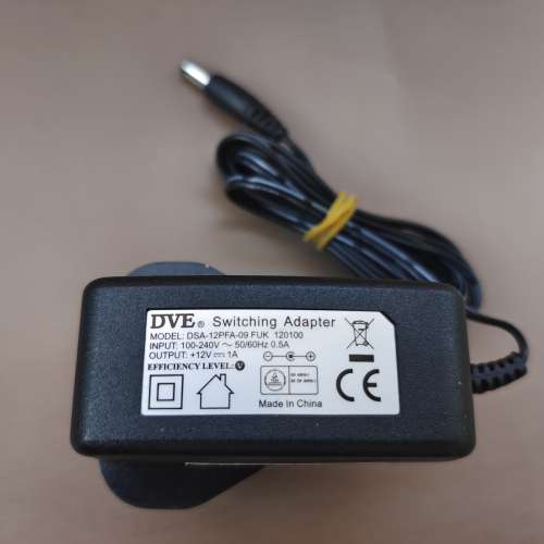 DVE 12V 1A 火牛 Power Supply 適合 Asus D-link Huawei 華為 Linksys Netgear ...
