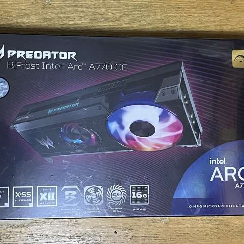 代售 Acer Predator BiFrost Intel® Arc™ A770 OC 16GB Graphics Card - 二手或全新 ...