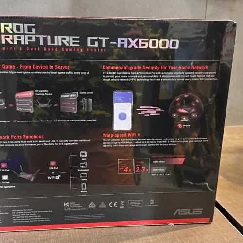 ASUS RAPTURE GT-AX6000 - 二手或全新網絡/WIFI, 電腦 - DCFever.com