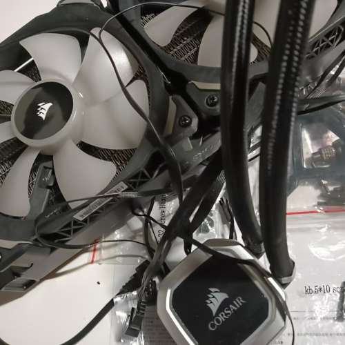 Corsair Hydro Series H115i RGB Platinum 280mm Liquid CPU Cooler 海盜船 280 ...