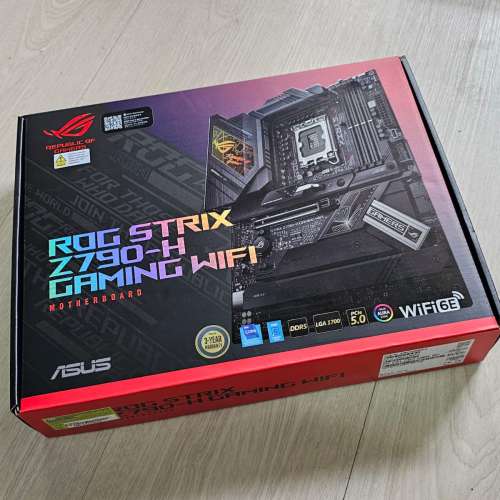 ASUS ROG STRIX Z790-H GAMING WIFI 有盒有單 有保養 - 二手或全新底板, 電腦 - DCFever.com