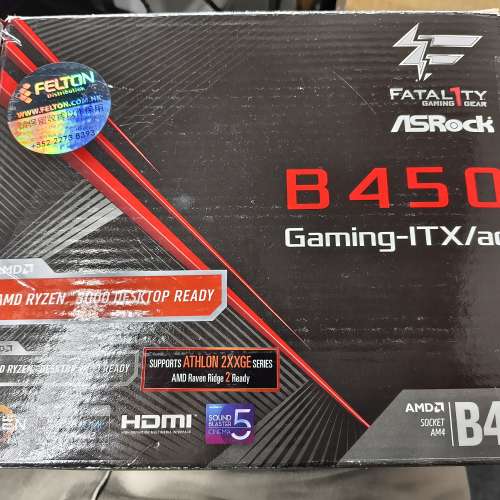 AMD R5 3600/ ASROCK B450 Gaming-ITX ac - 二手或全新底板, 電腦 - DCFever.com