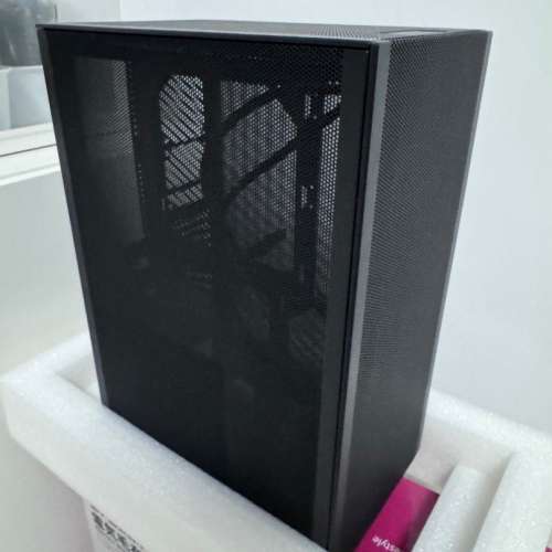 SSUPD Meshlicious Full Mesh Mini-ITX Case with PCIe 4.0 Riser Cable ...