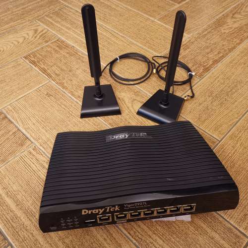 DrayTek Vigor2927L - 4G LTE Embedded Dual-WAN VPN Firewall Router - 二手或 ...