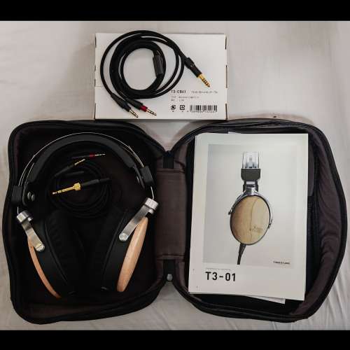 95%新 TAGO STUDIO T3-01 日本製 鑑聽級 楓木外殼 頭戴式 耳機 耳罩 Headphone - 二手或全新Headphones, 影音產品 - DCFever.com