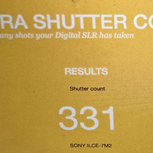 Sony a7M2 A7 II SC：3xx - 二手或全新無反相機, 攝影產品 - DCFever.com