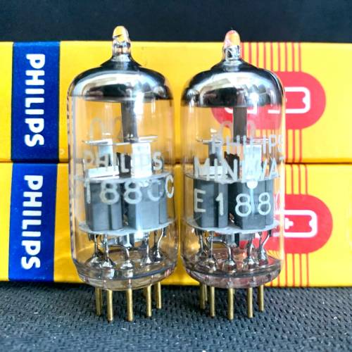 E188CC SQ 飛利浦打特別版金腿圓環灰屏配對一對荷蘭1960年代製造有盒 E188CC ECC88 E88CC 6DJ8 Philips SQ - 二手或全新擴音機, 影音產品 ...