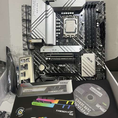 I7 12700 + ASUS Z690-P WiFi 6 D4 + DDR4 32Gb 3600 16Gb*2 Trident 🔱 Z ...