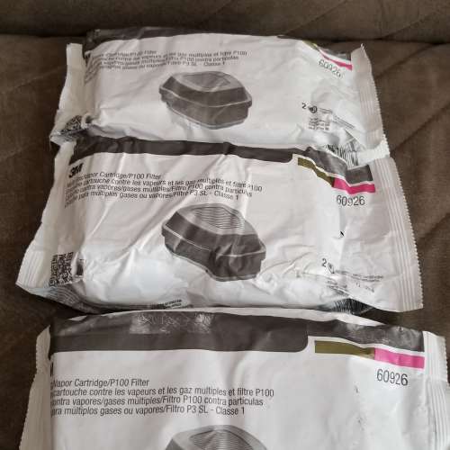 3M 防塵面罩7502/37082連60926 filter及2890SA眼罩 - 二手或全新個人護理, 電器傢俱 - DCFever.com