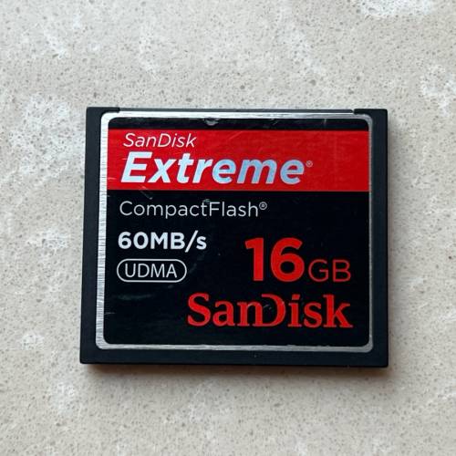 SanDisk Extreme UDMA CompactFlash 記憶卡 16GB [R:60] (SDCFX-016G) - 二手或全新記憶卡, 攝影產品 - DCFever.com