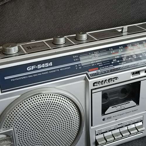 SHARP GF-5454 Boombox Radio Casette Recorder - 二手或全新擴音機, 影音產品 - DCFever.com