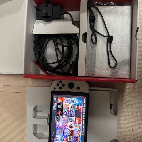 switch oled 開心版+128g卡 - 二手或全新電視遊戲機, 遊戲機、模型 - DCFever.com