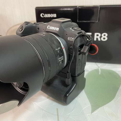 Canon R8 連battery grip 連鏡頭群 - 二手或全新數碼相機, 攝影產品 - DCFever.com