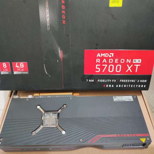 XFX AMD RX 5700XT ( 98%New 100%Work ) 後備卡一直閒置, 幾乎0使用 - 二手或全新顯示卡, 電腦 - DCFever.com