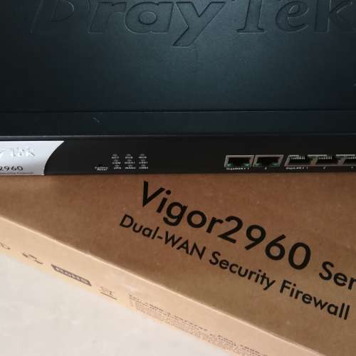Full set with box ！Draytek 2960 VPN Router - 二手或全新網絡/WIFI, 電腦 - DCFever.com
