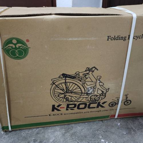 (全新 未開箱) K-Rock 摺疊單車 Folding Bicycle - 二手或全新單車, 單車及運動 - DCFever.com