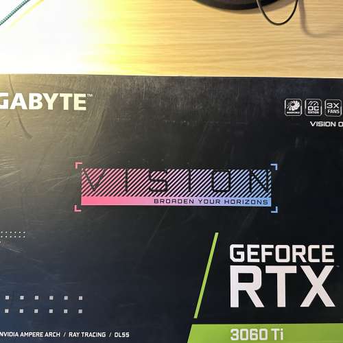 GIGABYTE 技嘉 GeForce RTX 3060 Ti Vision OC 8G - 二手或全新顯示卡, 電腦 - DCFever.com