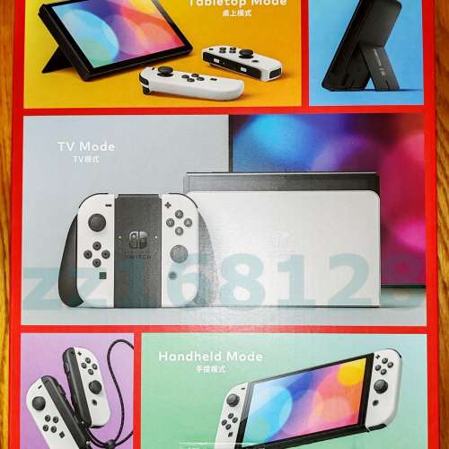 Nintendo Switch OLED 任天堂 Switch OLED 白色 -全新未開 - 二手或全新手提遊戲機, 遊戲機、模型 - DCFever.com
