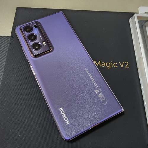 Honor Magic V2 紫色 (CSL香港行貨) 99%new - 二手或全新Android Phone, 手機通訊 - DCFever.com